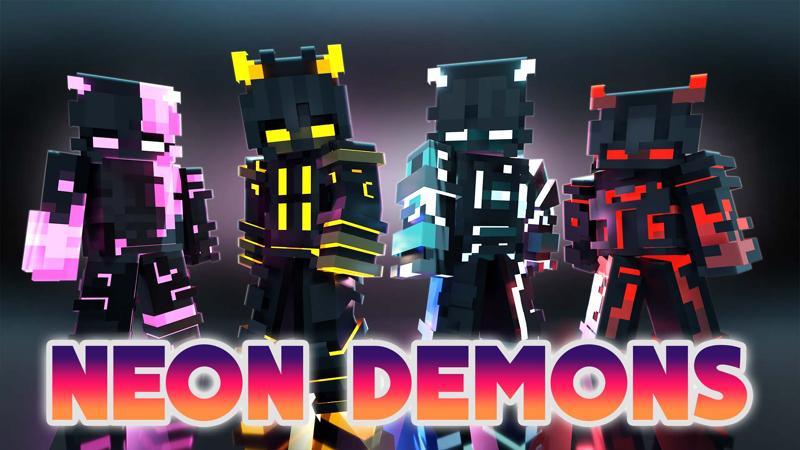 Neon Demons by Eescal Studios | CHUNK - Minecraft Bedrock Marketplace Explorer