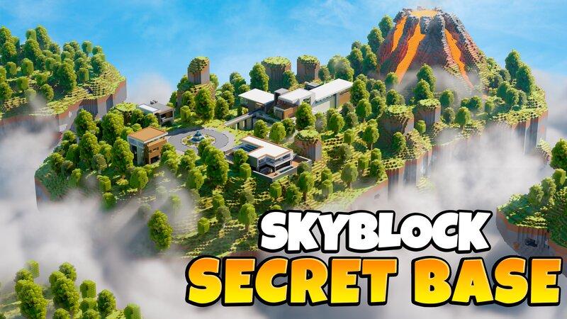Skyblock Secret Base by Eescal Studios | CHUNK - Minecraft Bedrock ...