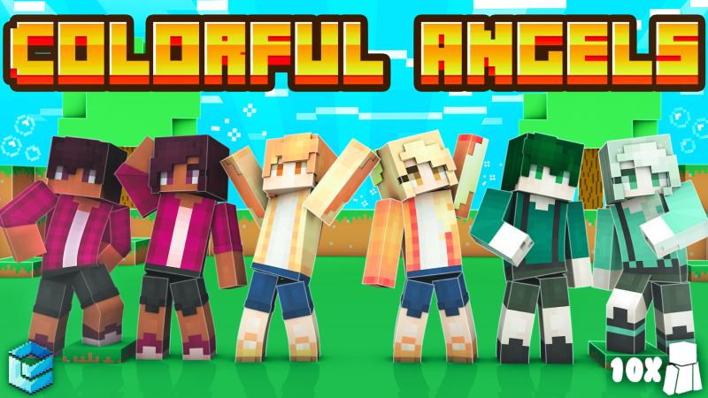 Colorful Angels by Entity Builds | CHUNK - Minecraft Bedrock ...