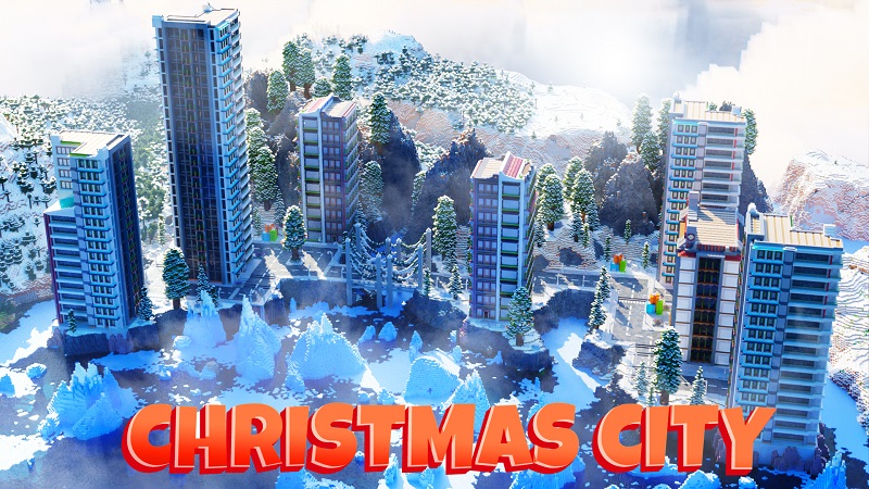 Christmas City by Fall Studios | CHUNK - Minecraft Bedrock Marketplace ...