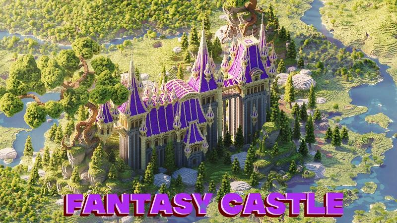 Fantasy Castle by Fall Studios | CHUNK - Minecraft Bedrock Marketplace ...