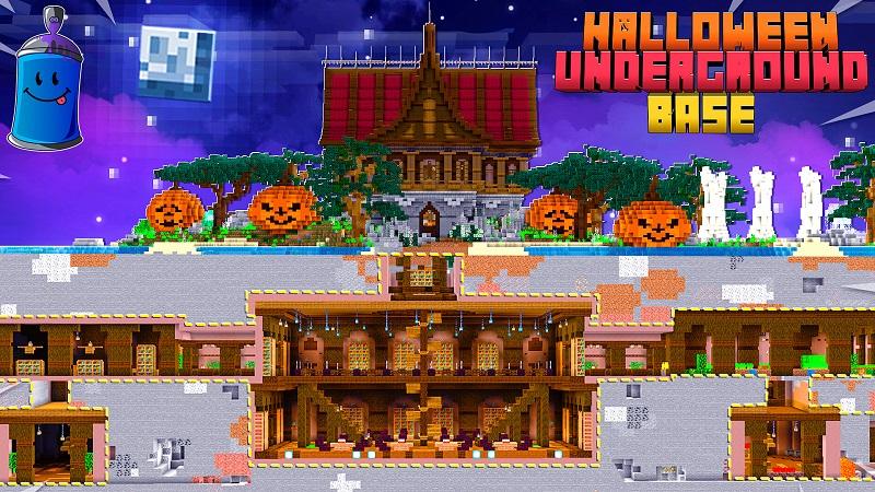 Halloween Underground Base by Fall Studios | CHUNK - Minecraft Bedrock ...