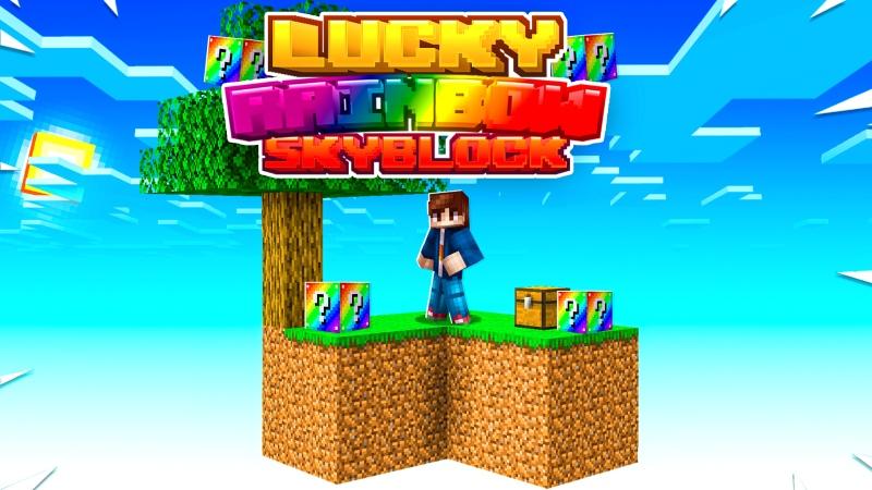 Lucky Rainbow Skyblock by Fall Studios | CHUNK - Minecraft Bedrock ...