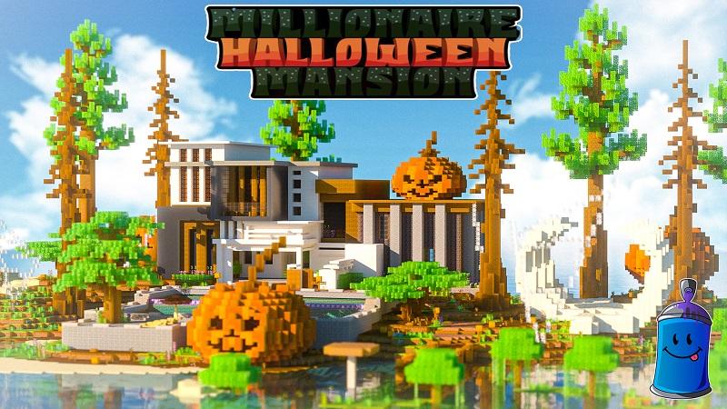 Millionaire Halloween Mansion by Fall Studios | CHUNK - Minecraft Bedrock Marketplace Explorer