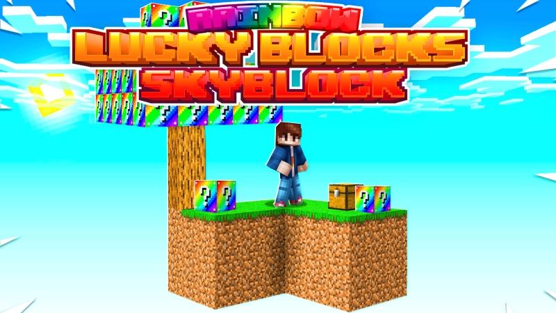 Rainbow Lucky Blocks Skyblock by Fall Studios | CHUNK - Minecraft ...