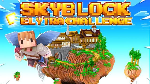 Skyblock Elytra Challenge by Fall Studios | CHUNK - Minecraft Bedrock Marketplace Explorer