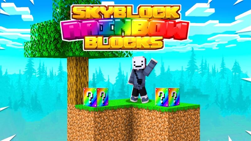 Skyblock Rainbow Blocks by Fall Studios | CHUNK - Minecraft Bedrock ...