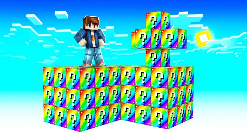 Skyblock Rainbow Lucky Blocks de Fall Studios | CHUNK - Minecraft ...