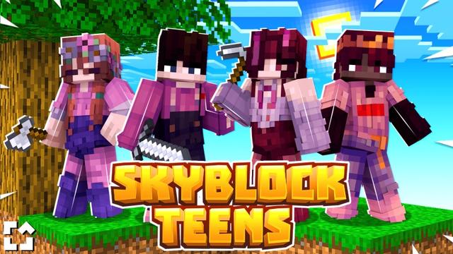 Skyblock Teens de Fall Studios | CHUNK - Minecraft Bedrock Marketplace ...