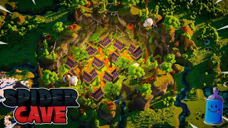 Spider Cave by Fall Studios | CHUNK - Minecraft Bedrock Marketplace ...
