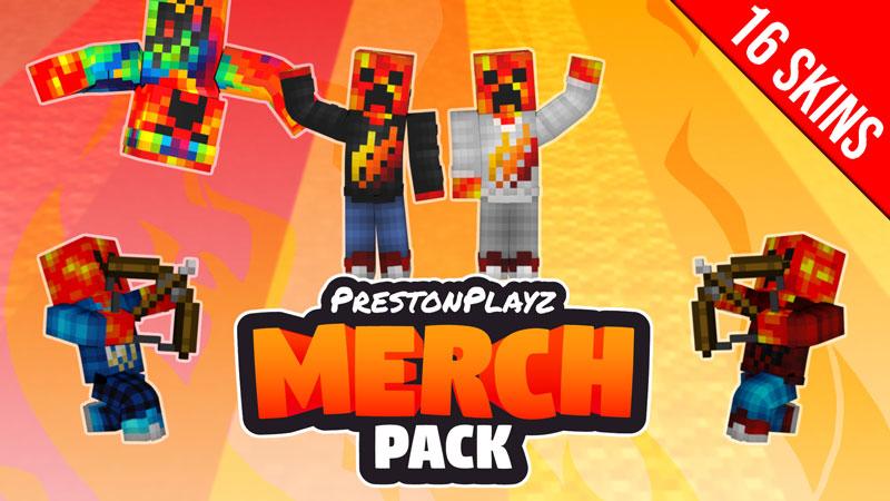 PrestonPlayz Merch Pack by FireGames | CHUNK - Minecraft Bedrock ...