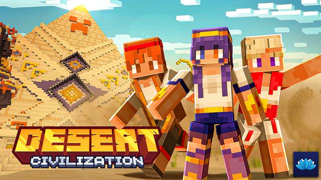 Desert Civilization by Floruit | CHUNK - Minecraft Bedrock Marketplace ...