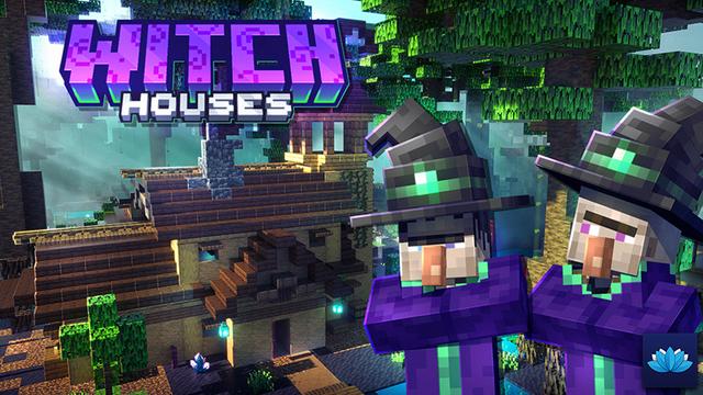 Witch Houses by Floruit | CHUNK - Minecraft Bedrock Marketplace Explorer