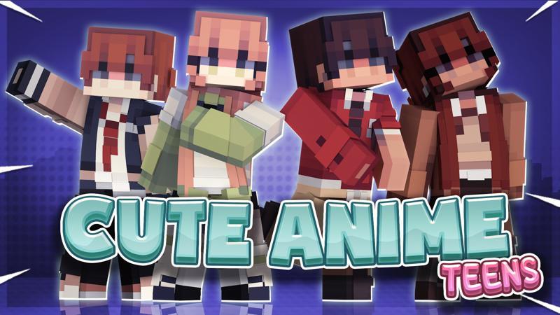 Cute Anime Teens by FTB | CHUNK - Minecraft Bedrock Marketplace Explorer