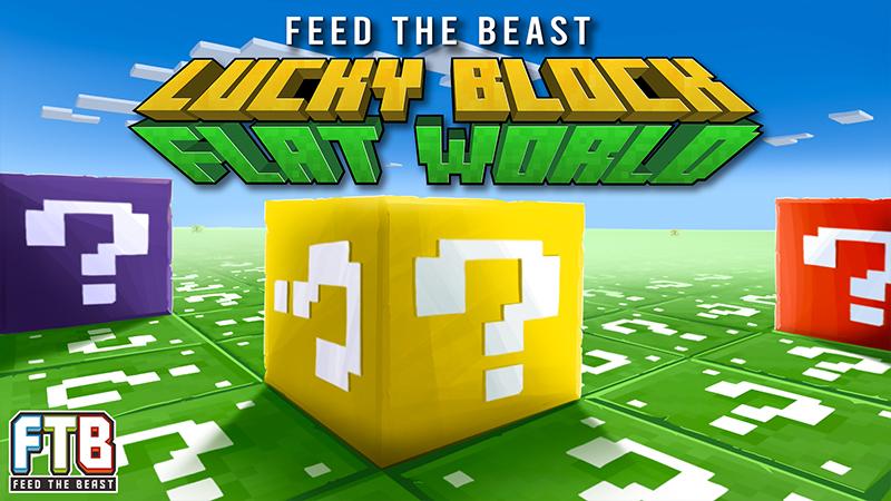 Lucky Block Flat World by FTB | CHUNK - Minecraft Bedrock Marketplace Explorer