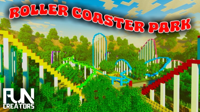 Roller Coaster Park by Fun Creators | CHUNK - Minecraft Bedrock ...