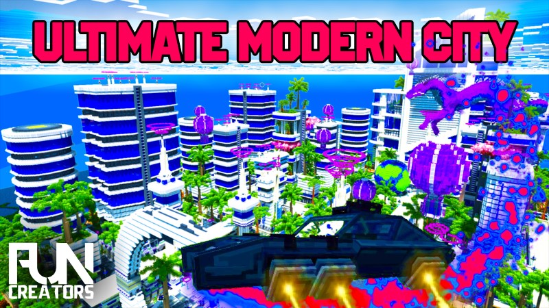 Ultimate Modern City by Fun Creators | CHUNK - Minecraft Bedrock ...