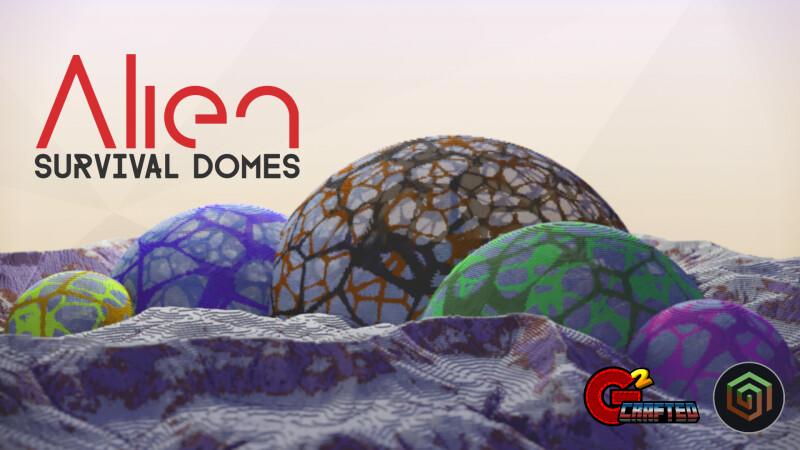 Alien Survival Domes by G2Crafted | CHUNK - Minecraft Bedrock ...