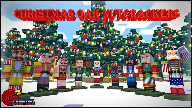 Christmas Oak Nutcrackers by G2Crafted | CHUNK - Minecraft Bedrock ...