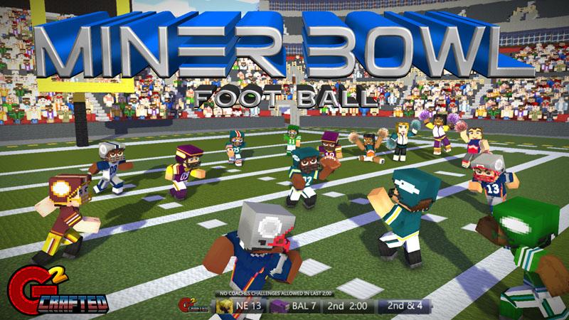 Miner Bowl Football by G2Crafted | CHUNK - Minecraft Bedrock ...