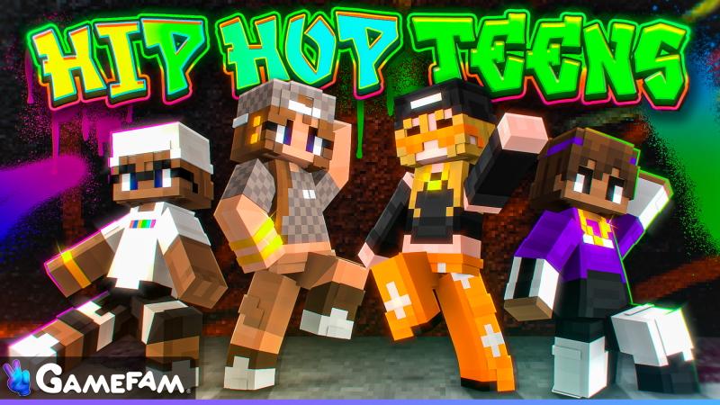 Hip Hop Teens by Gamefam | CHUNK - Minecraft Bedrock Marketplace Explorer