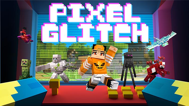 Pixel Glitch Texture Pack by Giggle Block Studios | CHUNK - Minecraft Bedrock Marketplace Explorer