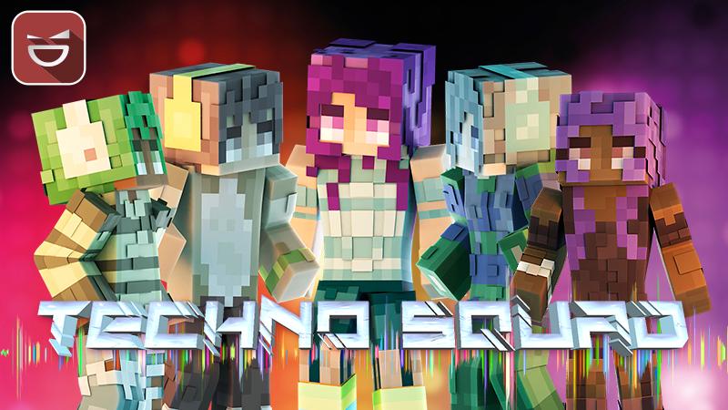 Techno Squad by Giggle Block Studios | CHUNK - Minecraft Bedrock Marketplace Explorer