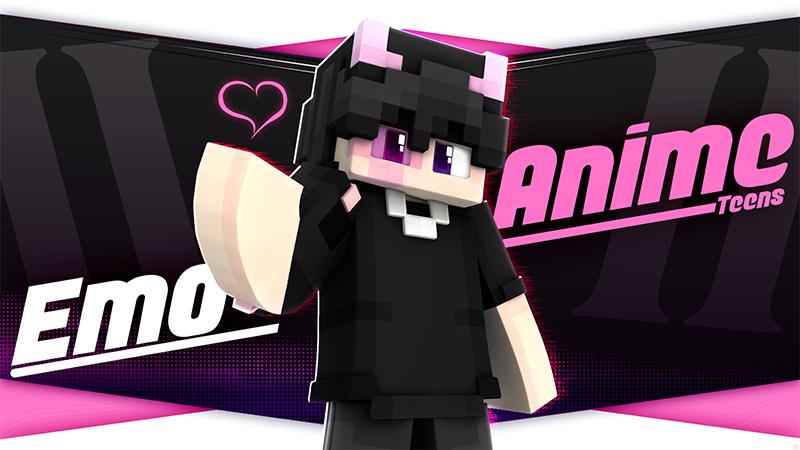 Epic Emo Anime Teens by Glowfischdesigns | CHUNK - Minecraft Bedrock ...