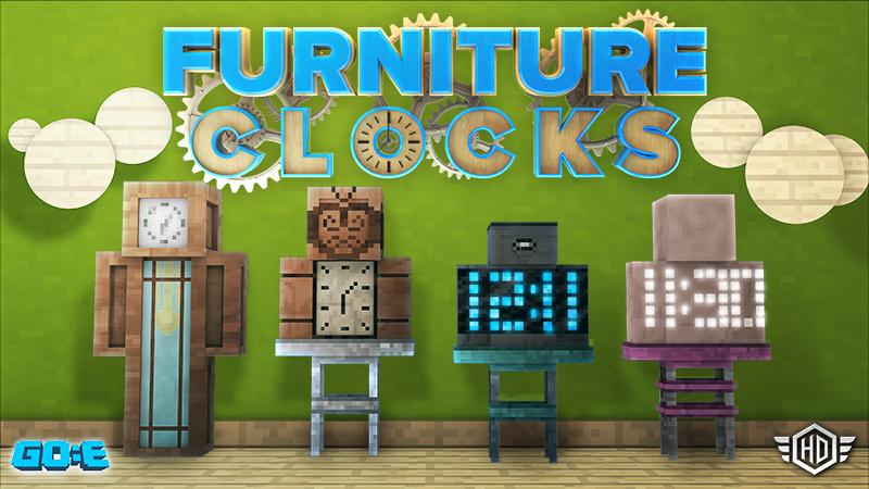 Furniture - Clocks by GoE-Craft | CHUNK - Minecraft Bedrock Marketplace Explorer