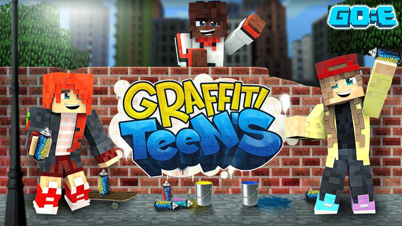 Graffiti Teens by GoE-Craft | CHUNK - Minecraft Bedrock Marketplace ...
