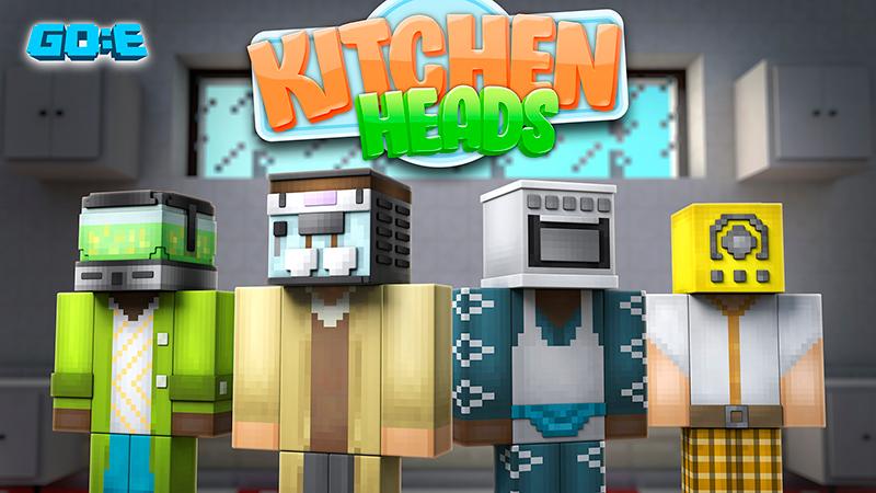 Kitchen Heads by GoE-Craft | CHUNK - Minecraft Bedrock Marketplace Explorer