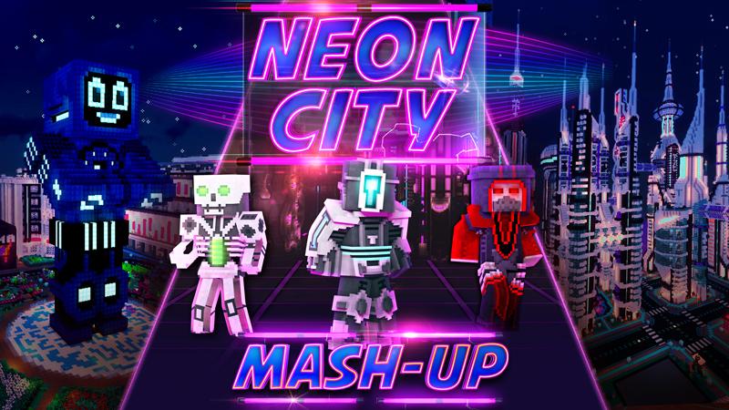 Neon City Mash-Up by GoE-Craft | CHUNK - Minecraft Bedrock Marketplace ...