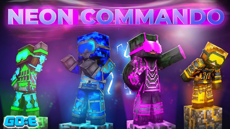 Neon Commando by GoE-Craft | CHUNK - Minecraft Bedrock Marketplace Explorer