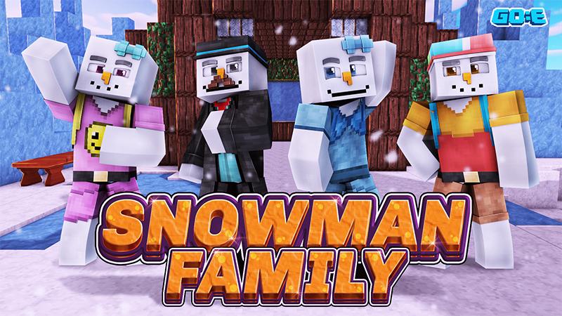 Snowman Family by GoE-Craft | CHUNK - Minecraft Bedrock Marketplace ...