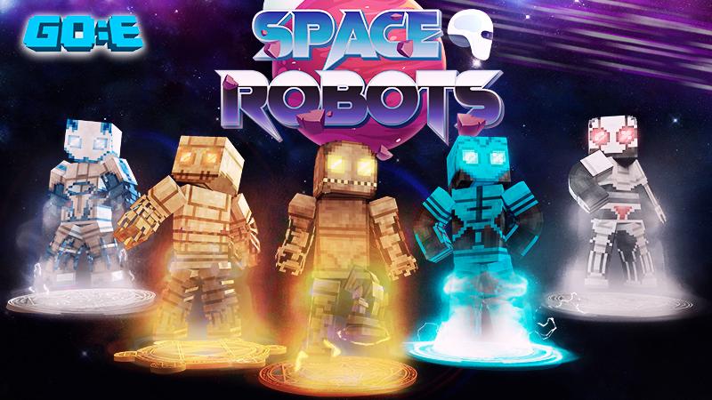Space Robots by GoE-Craft | CHUNK - Minecraft Bedrock Marketplace Explorer