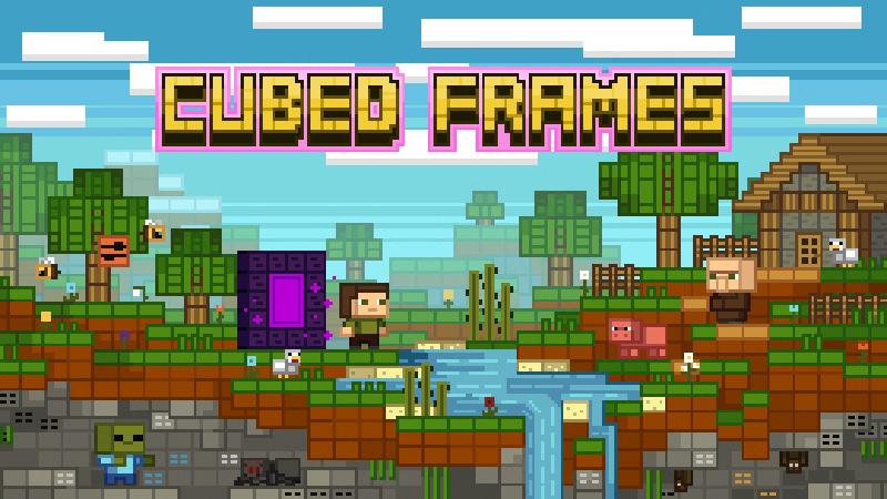 Cubed Frames Textures by Heropixel Games | CHUNK - Minecraft Bedrock ...