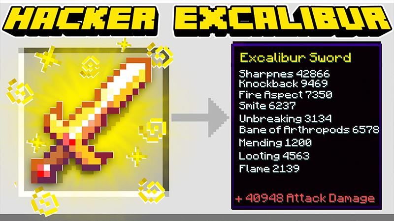 Hacker Excalibur by Heropixel Games | CHUNK - Minecraft Bedrock Marketplace Explorer