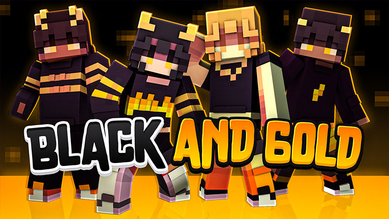 Black and Gold by Hielke Maps | CHUNK - Minecraft Bedrock Marketplace ...