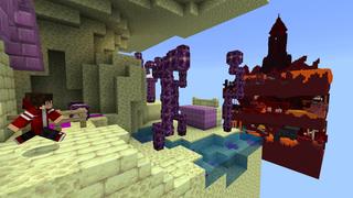 Dimension Parkour by Hielke Maps | CHUNK - Minecraft Bedrock Marketplace Explorer