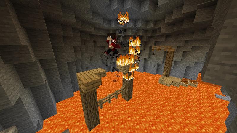 Parkour Volcano by Hielke Maps | CHUNK - Minecraft Bedrock Marketplace ...