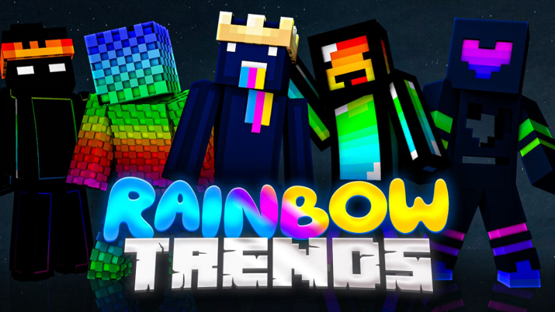 Rainbow Trends by Hielke Maps | CHUNK - Minecraft Bedrock Marketplace Explorer