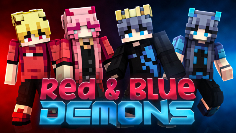 Red & Blue Demons by Hielke Maps | CHUNK - Minecraft Bedrock ...
