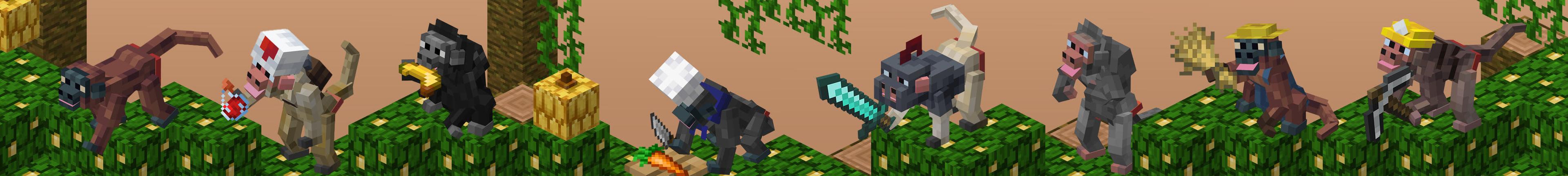 Monkeys! Add-On by Hog5kull | CHUNK - Minecraft Bedrock Marketplace ...