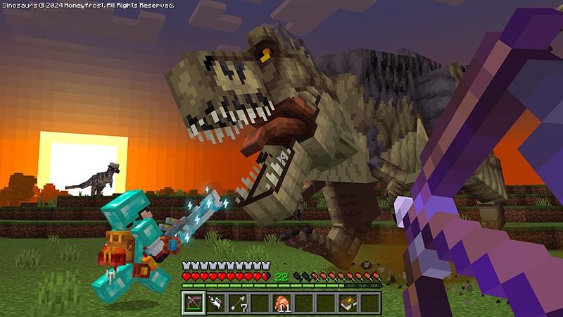Dinosaurs Add-On by Honeyfrost | CHUNK - Minecraft Bedrock Marketplace ...