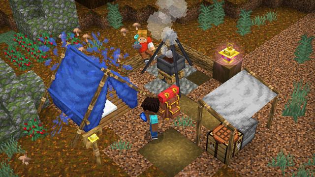 Camping Backpack Add-On by HorizonBlocks | CHUNK - Minecraft Bedrock ...