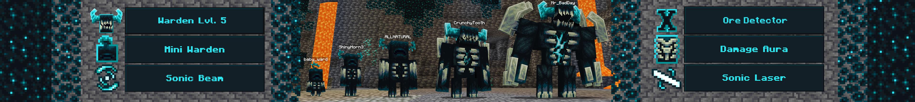 WARDEN EVOLVE by HorizonBlocks | CHUNK - Minecraft Bedrock Marketplace ...