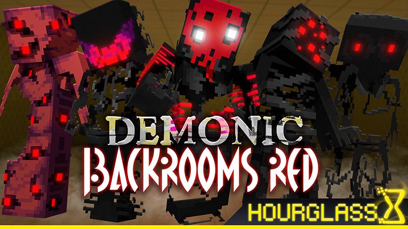 Demonic Backrooms Red by Hourglass Studios | CHUNK - Minecraft Bedrock Marketplace Explorer