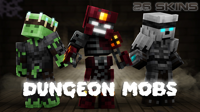 Dungeon Mobs by Hourglass Studios | CHUNK - Minecraft Bedrock Marketplace Explorer