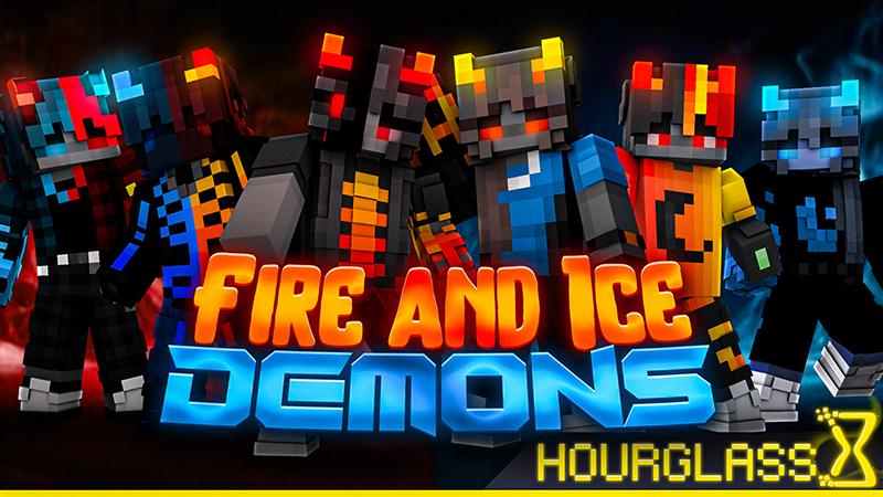 Fire And Ice Demons by Hourglass Studios | CHUNK - Minecraft Bedrock Marketplace Explorer