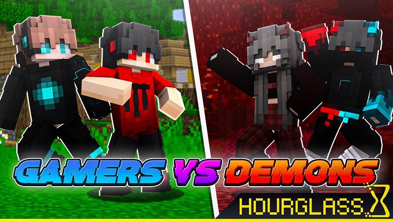 Gamers VS Demons by Hourglass Studios | CHUNK - Minecraft Bedrock Marketplace Explorer